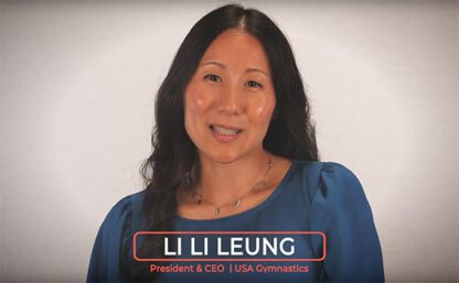 CEO Li Li Leung opened the 2020 USA Gymnastics National Congress – USA ...